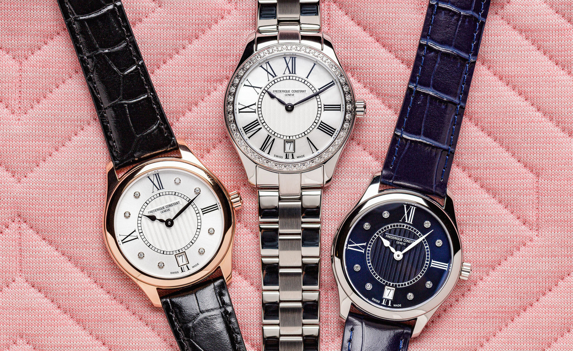 For Her: The New Frederique Constant Ladies Classics Quartz Collection ...