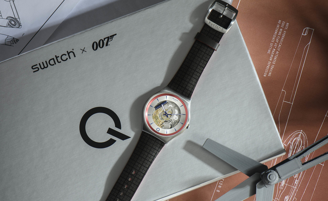 A Closer Look At The New Swatch X 007 ²Q | Watchonista