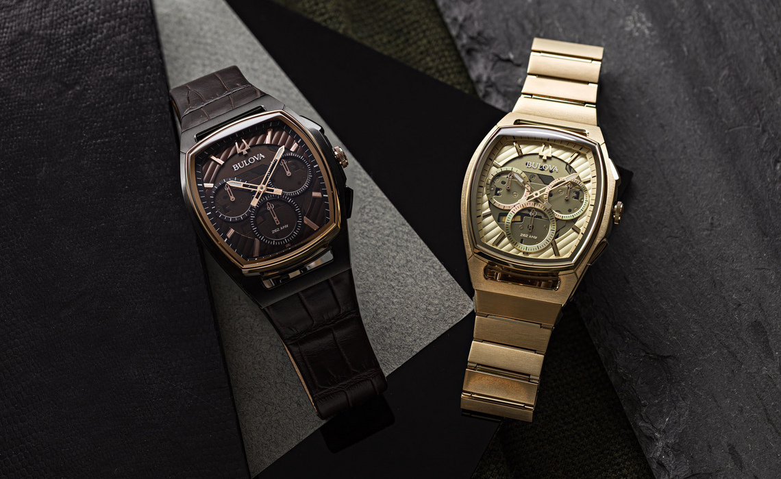 A Closer Look At The New Bulova CURV Tonneau Chronograph | Watchonista