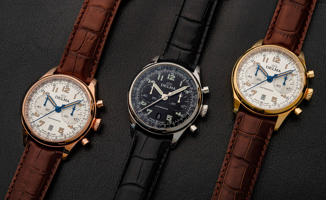 A Closer Look At The Delma Heritage Chronograph LE | Watchonista