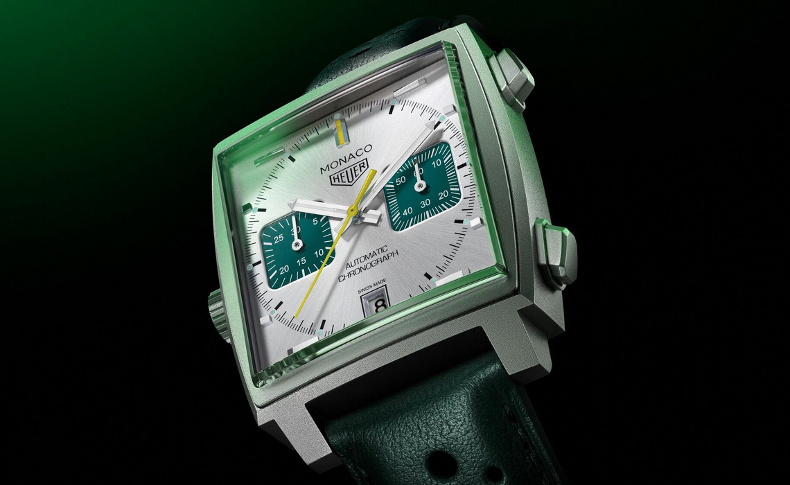 Green Flag: TAG Heuer’s Monaco Chronograph Racing Green Revs Its Engine ...