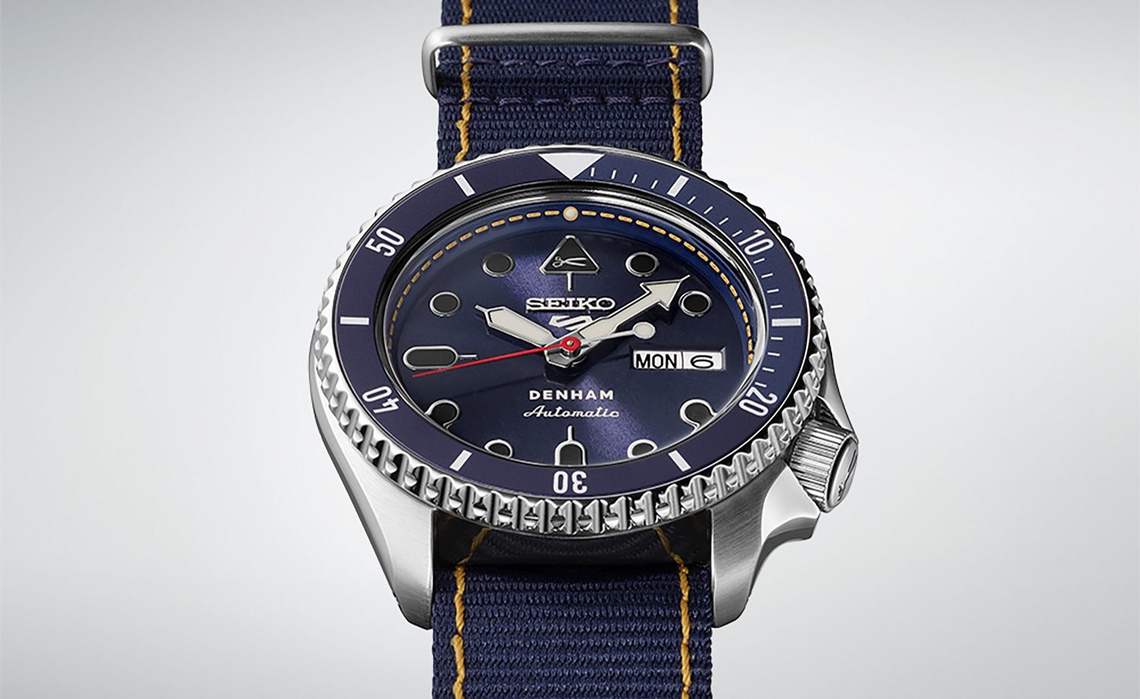 Dungaree Diver: The New Seiko 5 Sports DENHAM Limited Edition | Watchonista