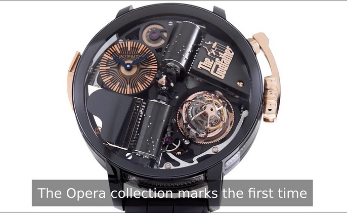 Jacob & Co. Opera Godfather Musical Watch Black DLC Grade 5 Titanium ...
