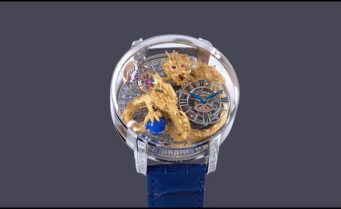 Jacob & Co. Astronomia Art Dragon White Gold Baguette | Jacob & Co.