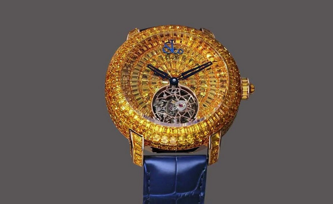 Jacob & Co. Caviar Tourbillon Baguette Yellow Diamonds | Jacob & Co.