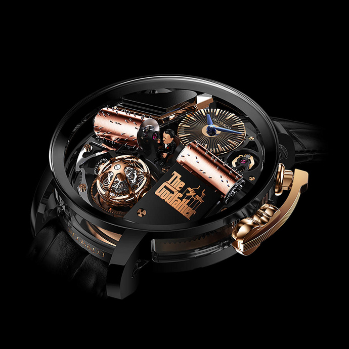 Jacob & Co. Opera Godfather Musical Watch Black DLC Grade 5 Titanium ...