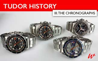 Tudor History – The Chronographs | Watchonista