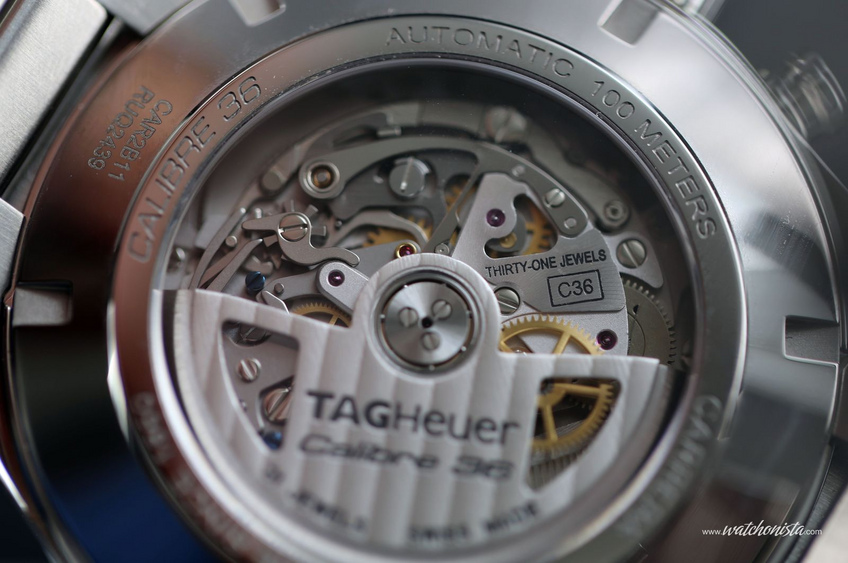 The Carrera by TAG Heuer runs with the Calibre 36 Flyback | Watchonista