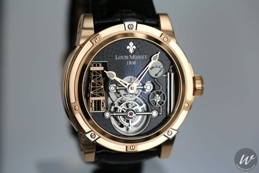 Louis Moinet adds a new automaton on the new Derrick Gaz’s dial ...