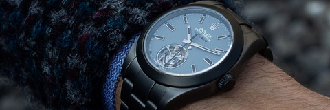First Hands-On With Label Noir’s Polarizing Rolex Milgauss Tourbillon ...