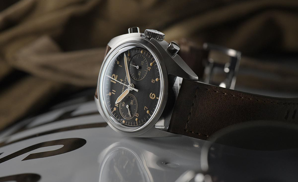 High-Flying: The Hamilton Khaki Aviation Pioneer Mechanical Chrono ...