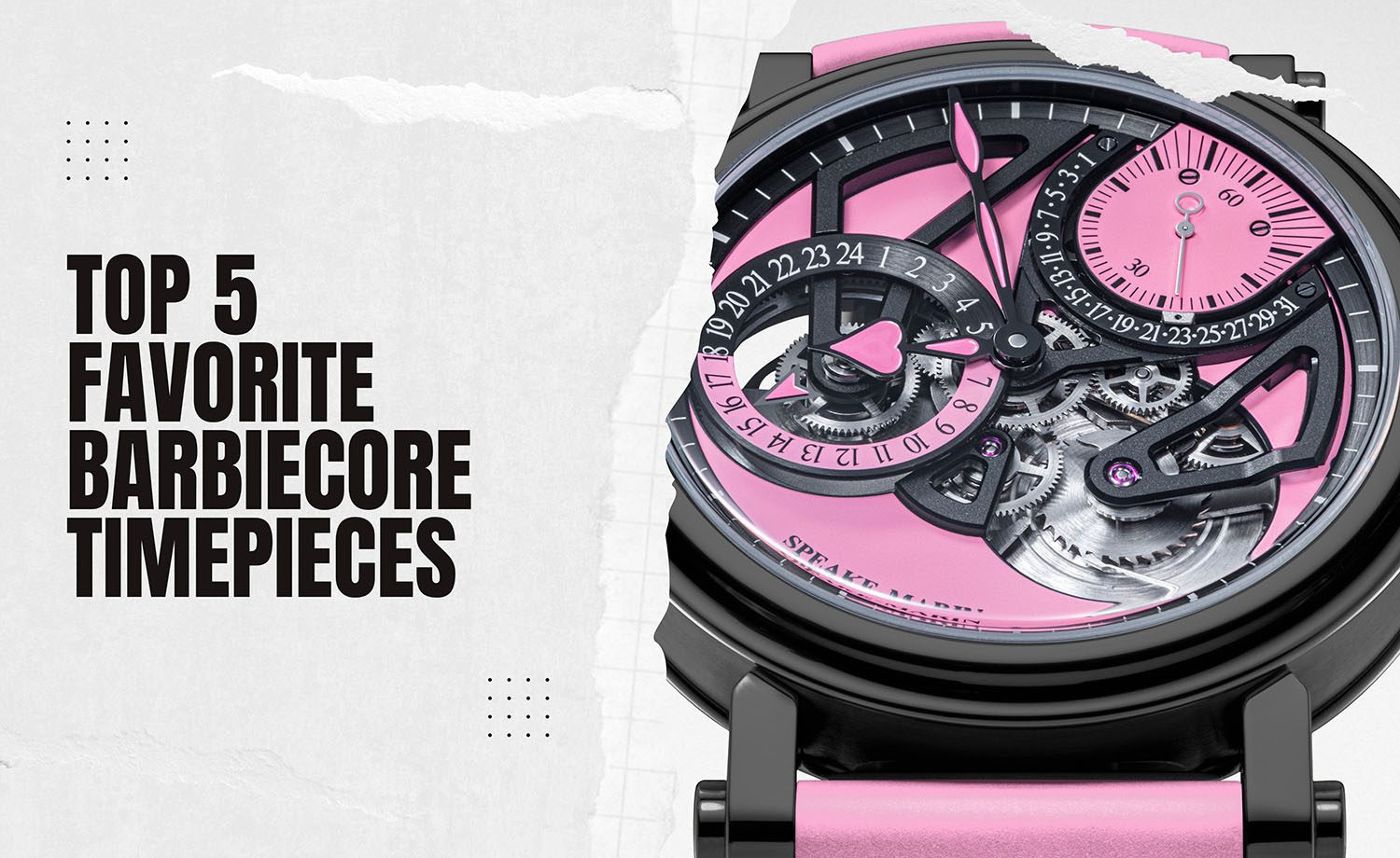 Think Pink: 5 of Our Favorite Barbiecore Timepieces | Watchonista