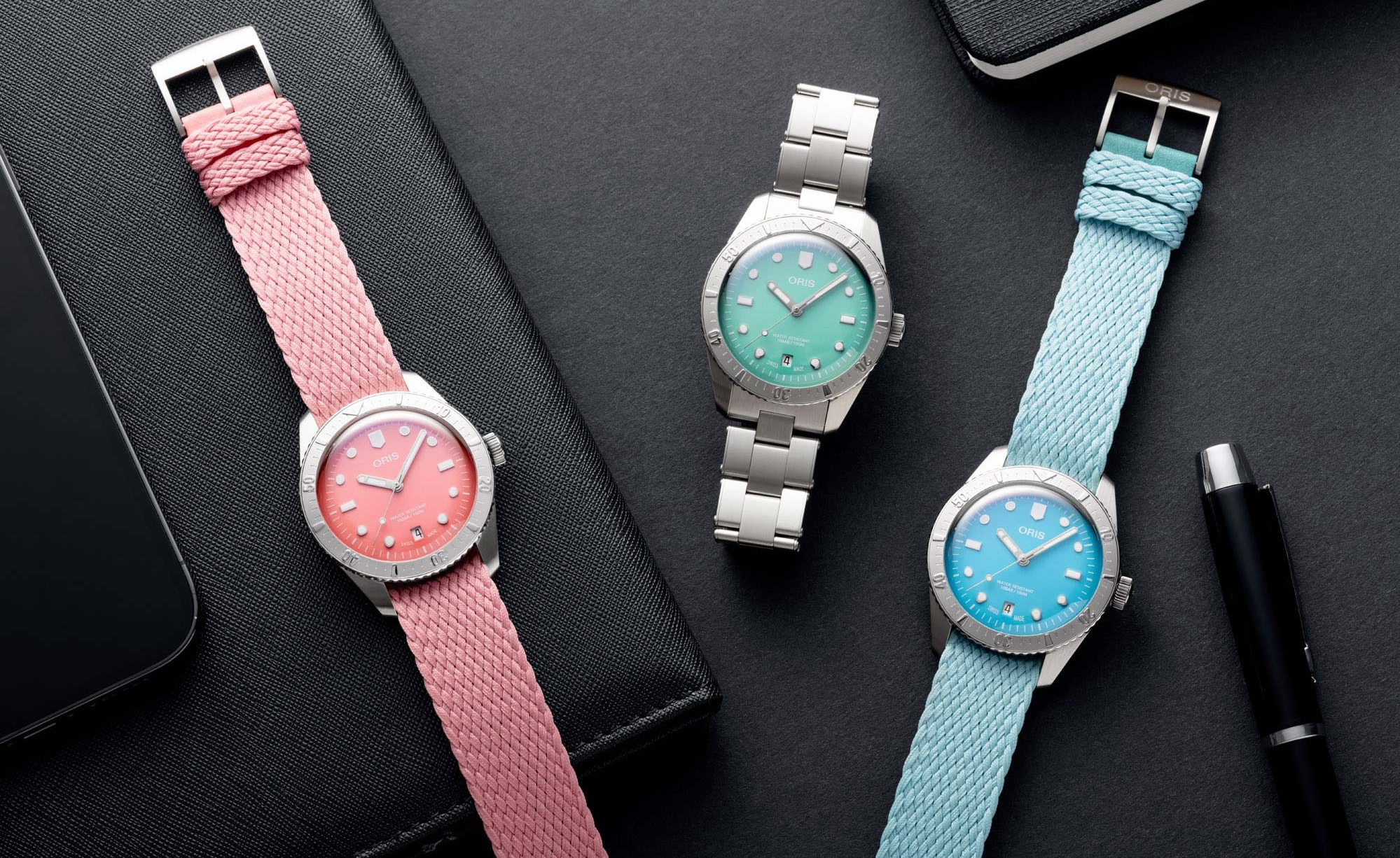 She Comes in Colors: The Joyful Lineup of Oris’ Divers Sixty-Five ...