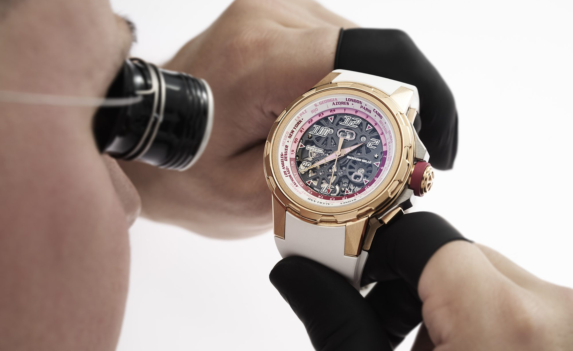 The Richard Mille RM 63-02 Automatic Worldtimer Brings a Golden World ...