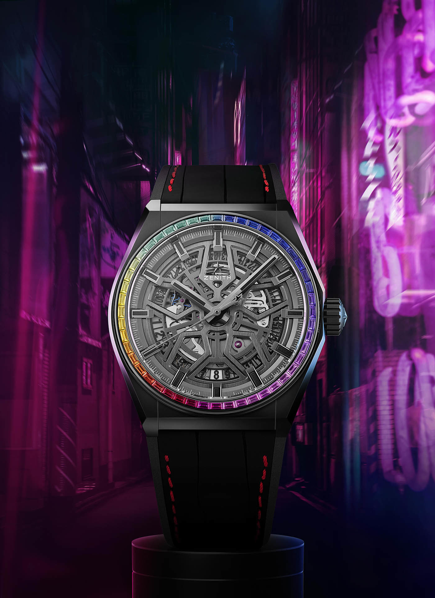 Zenith Add A Rainbow Sparkle To The Defy Classic Exclusively For Zenith ...