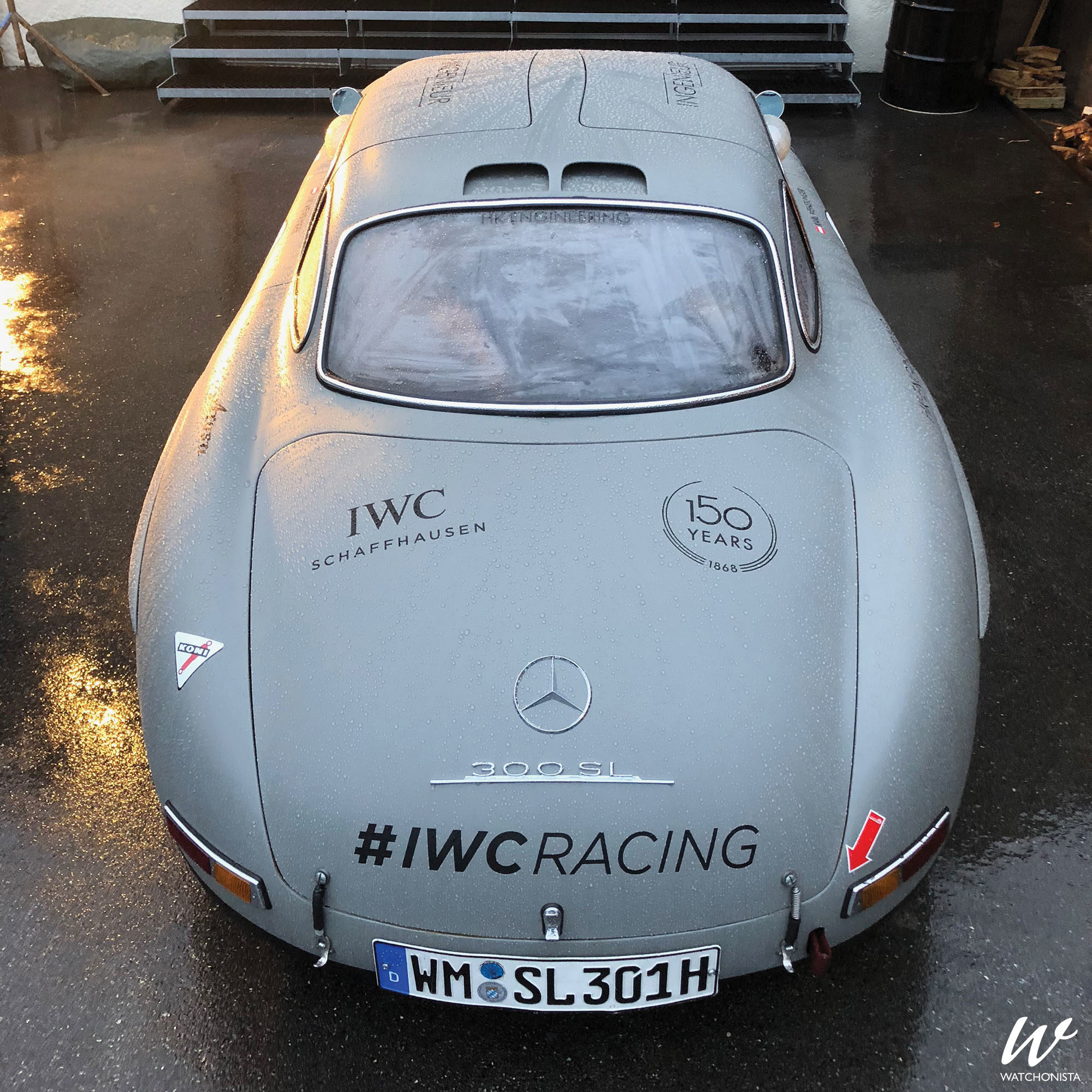 Face-to-face with the IWC Racing Team's iconic Mercedes 300 SL Gullwing ...
