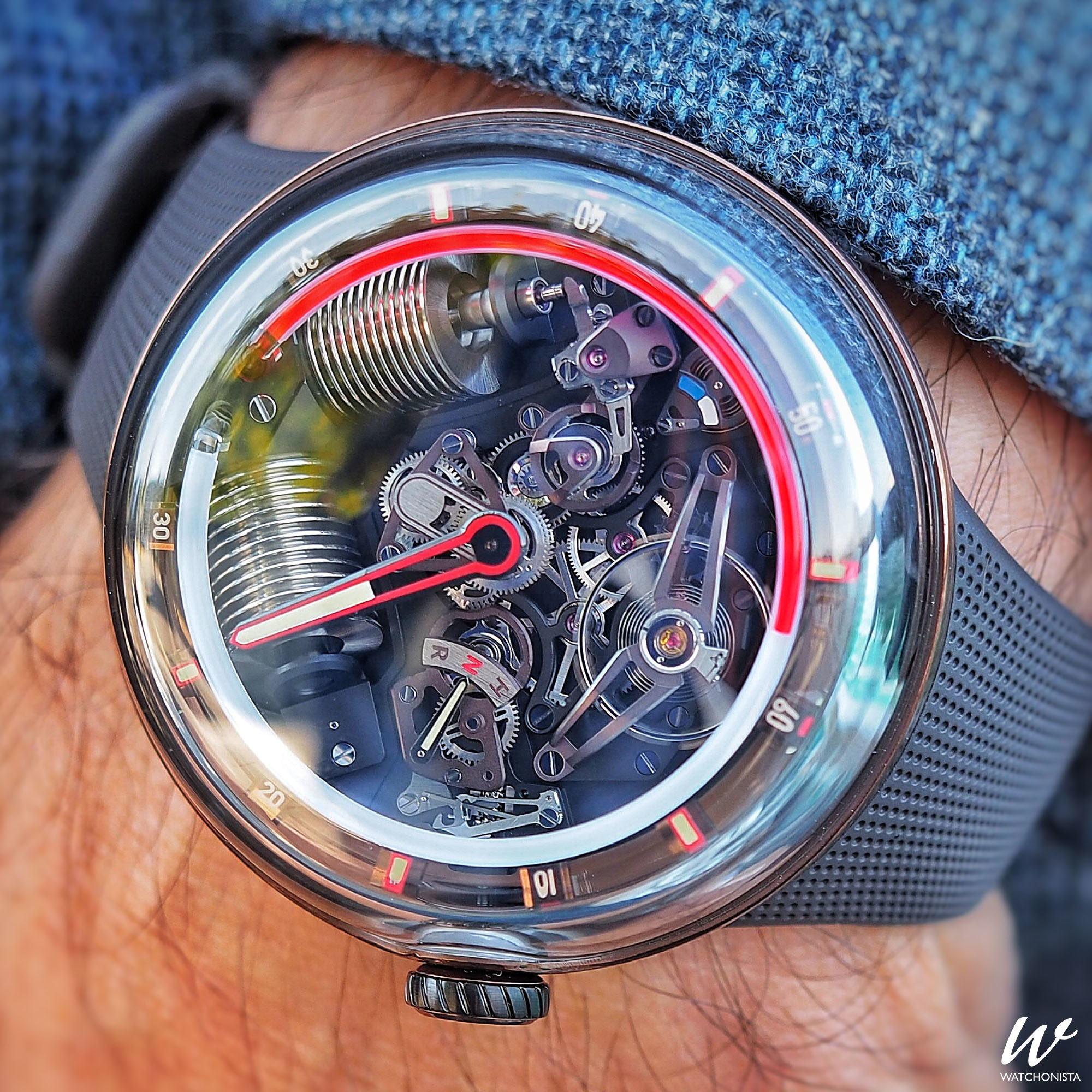 Inside The Launch Of The New HYT H²0 Brown At Les Ambassadeurs in ...