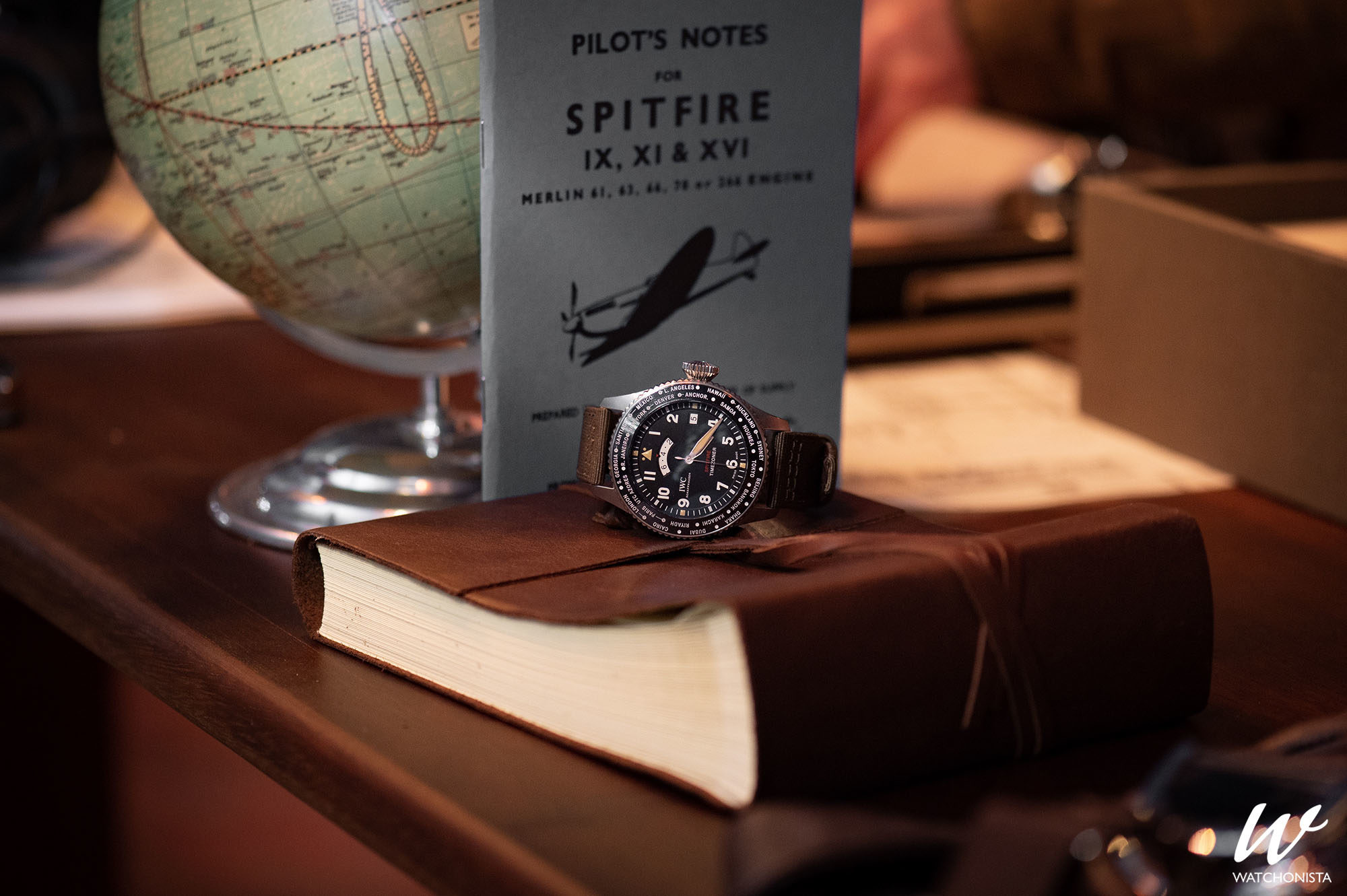 Putting A Pilot’s Watch To Good Use, IWC’s Timezoner Spitfire “The ...