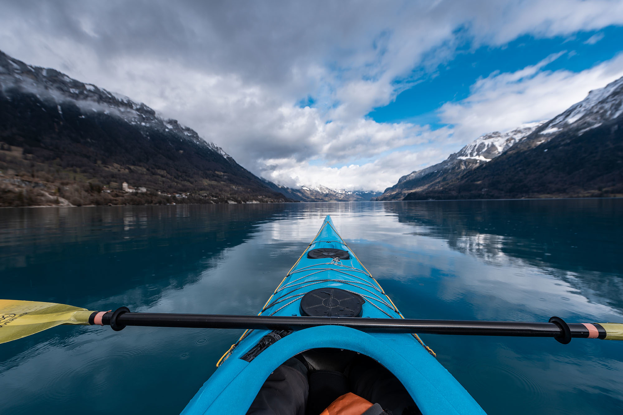 Winter Kayaking In The Glacial Waters Of Lake Brienz With DOXA’s SUB ...