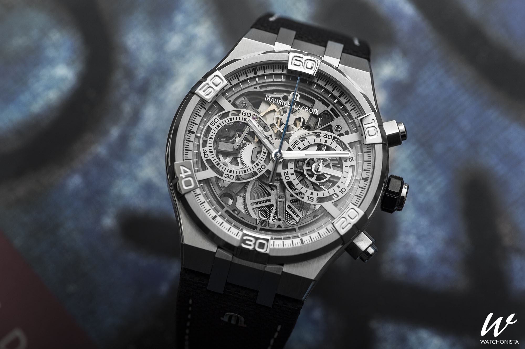 A Look At Maurice Lacroix’s New Aikon Chronograph Skeleton | Watchonista