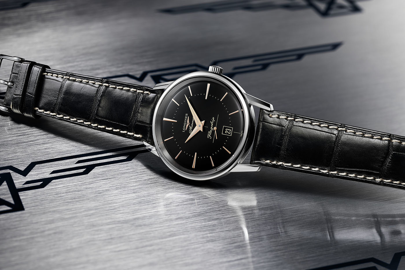 Midnight Hour: The Longines Flagship Heritage Black Is Bringing Sexy ...