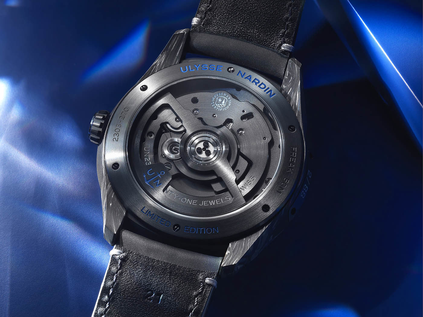 Meet The New Ulysse Nardin Freak X Bucherer BLUE Edition | Watchonista