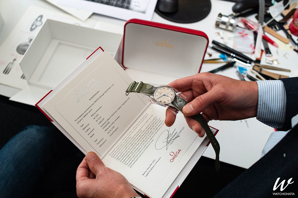 Inside Omega’s Certificate of Authenticity With The Brand’s Heritage ...