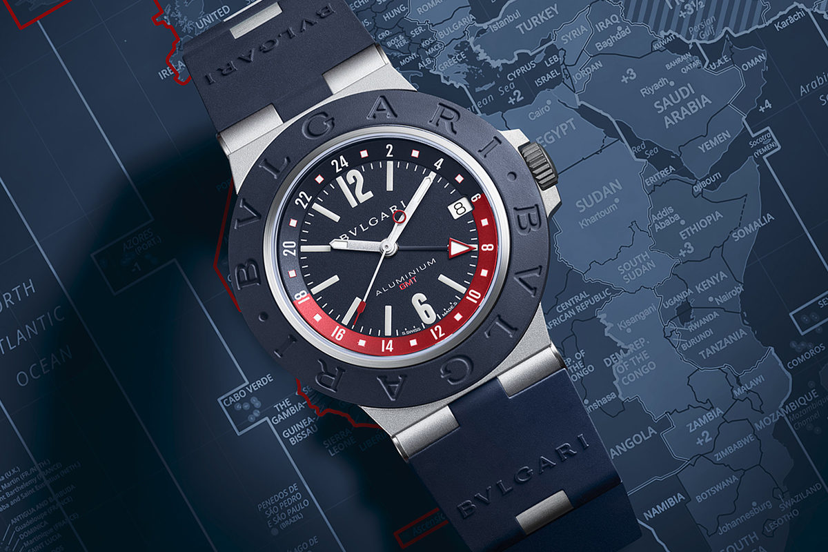 A Closer Look At The New Bulgari Aluminium GMT | Watchonista