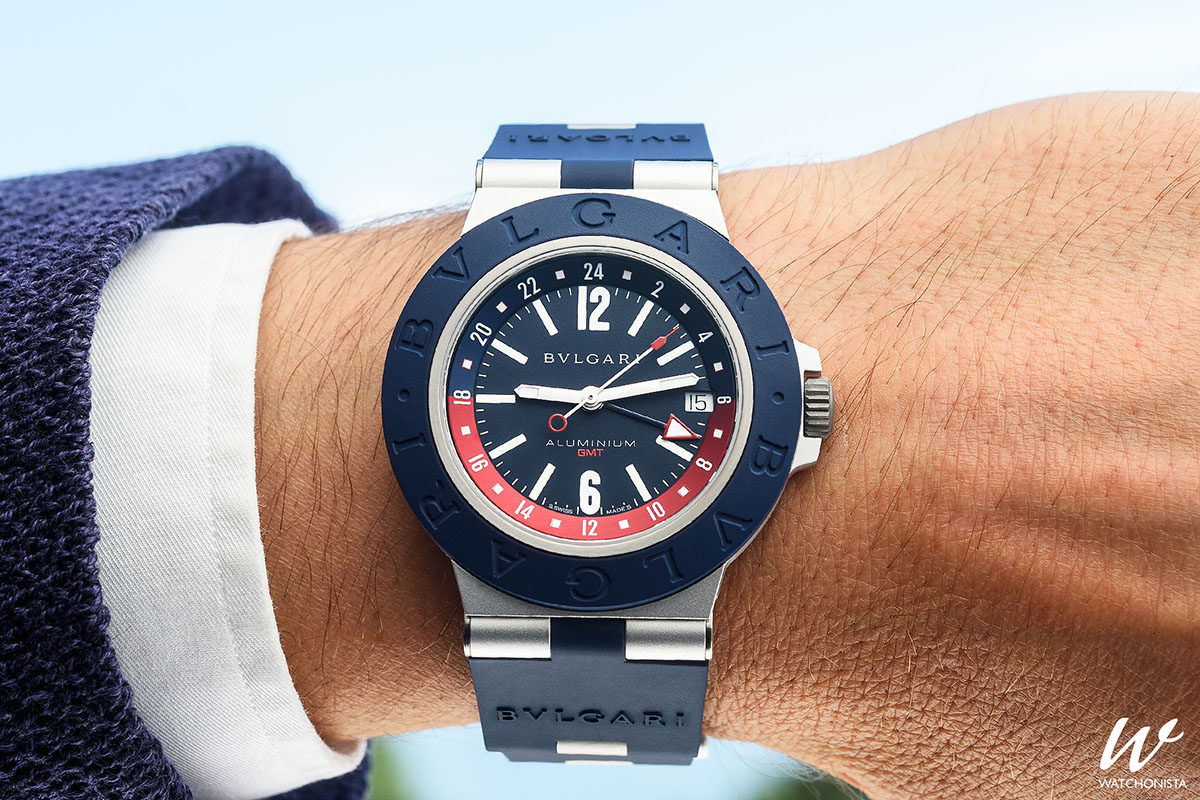 A Closer Look At The New Bulgari Aluminium GMT | Watchonista