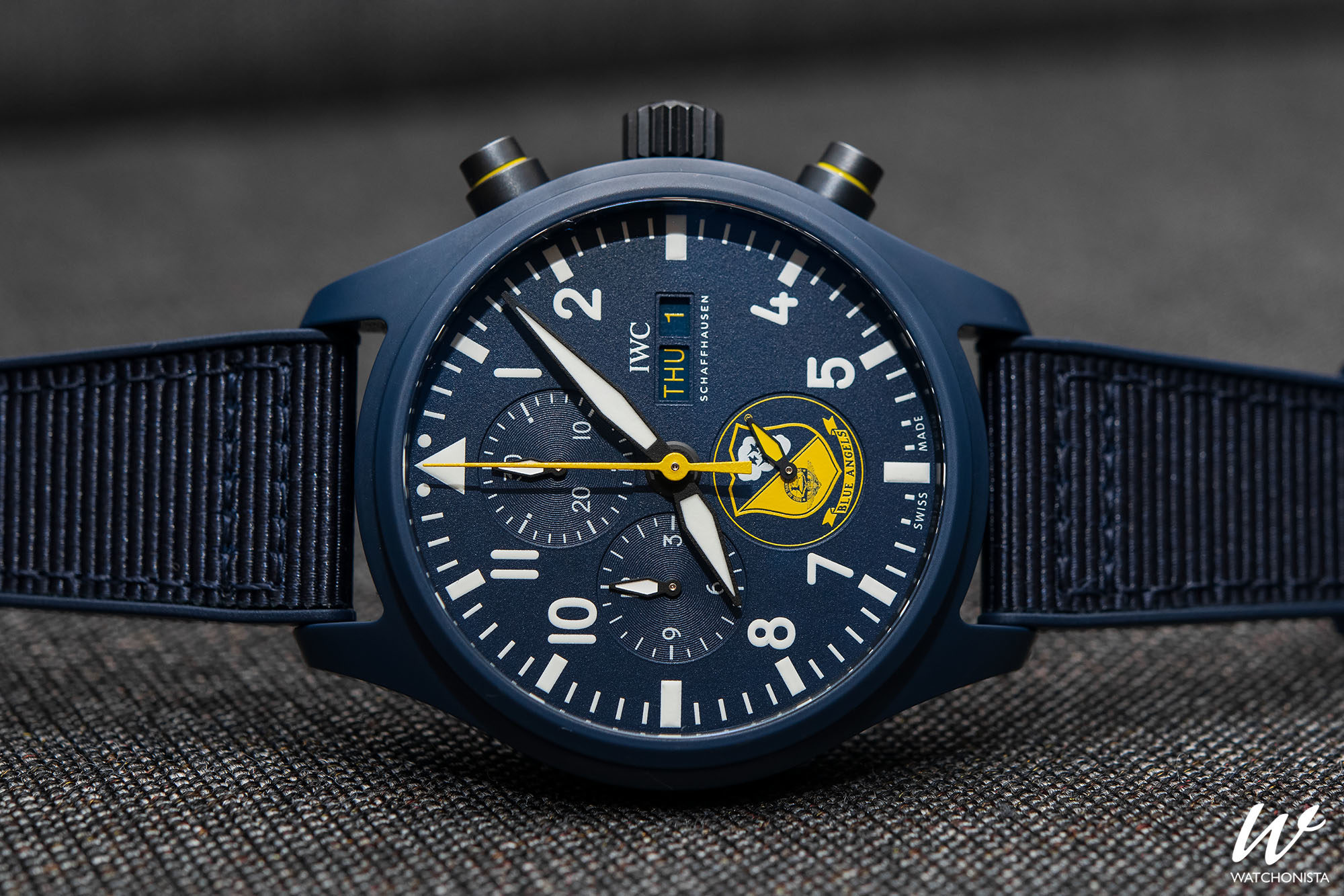 IWC Introduces Three New Ceramic Models Inspired By U.S. Navy Pilot ...