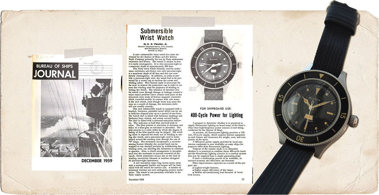 Why We Love It: The Bulova MIL-SHIPS-W-2181 Submersible | Watchonista