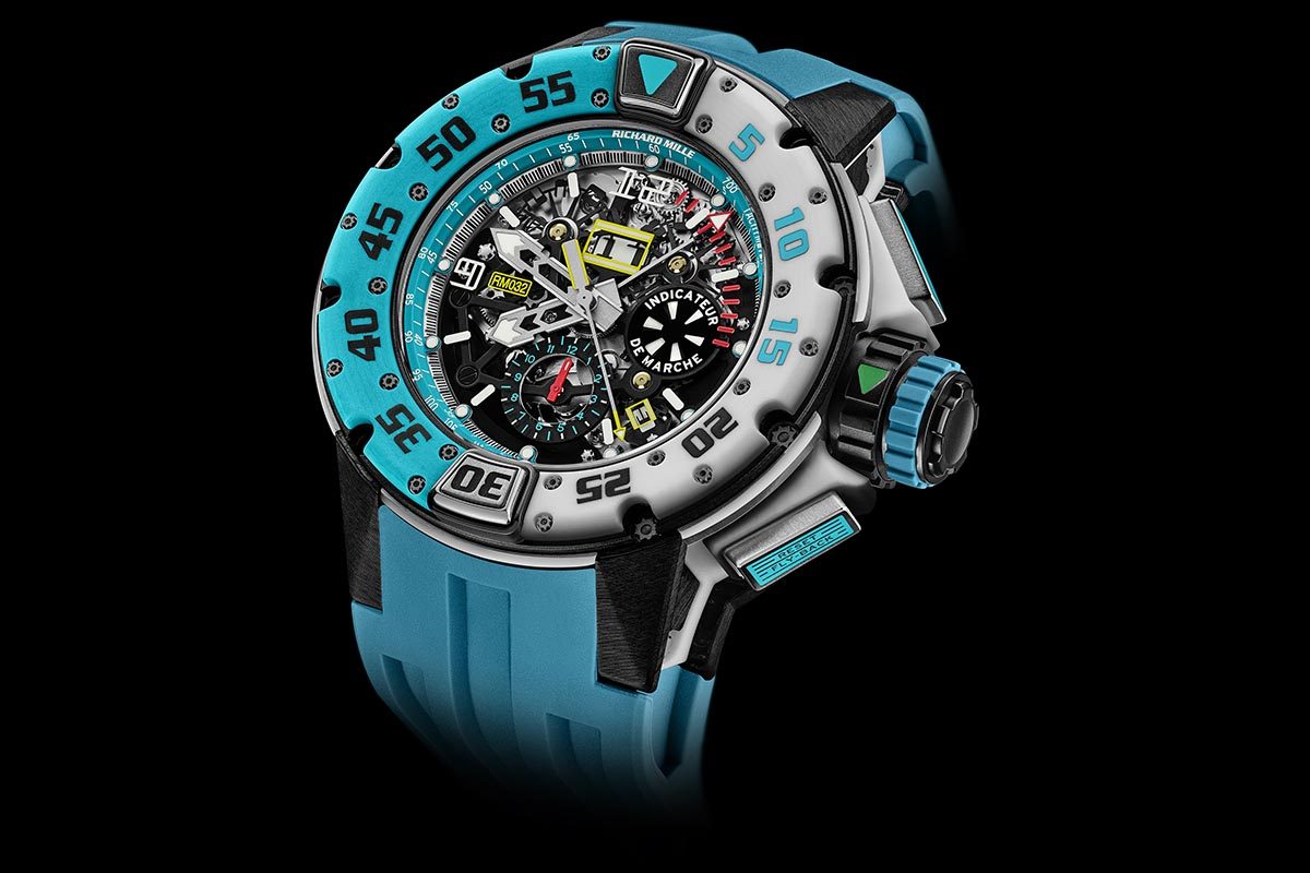 The Big Blue: Test Driving the Richard Mille RM 032 Les Voiles de Saint ...