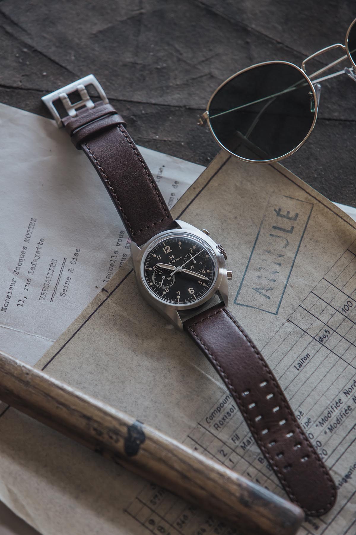 High-Flying: The Hamilton Khaki Aviation Pioneer Mechanical Chrono ...