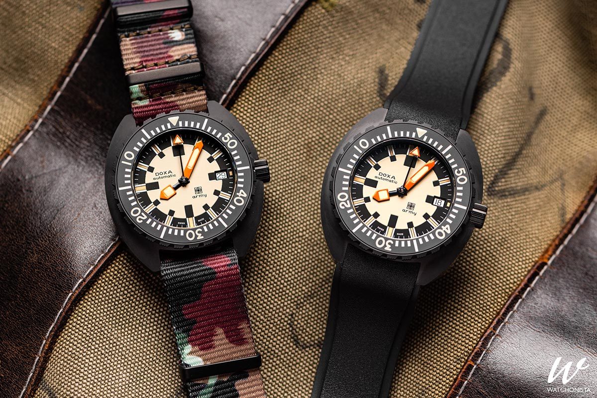 Geneva Watch Days: DOXA Adds to the Ranks with New Stainless Steel Army ...