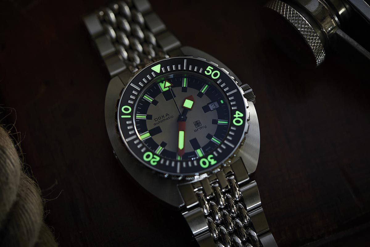 Geneva Watch Days: DOXA Adds to the Ranks with New Stainless Steel Army ...