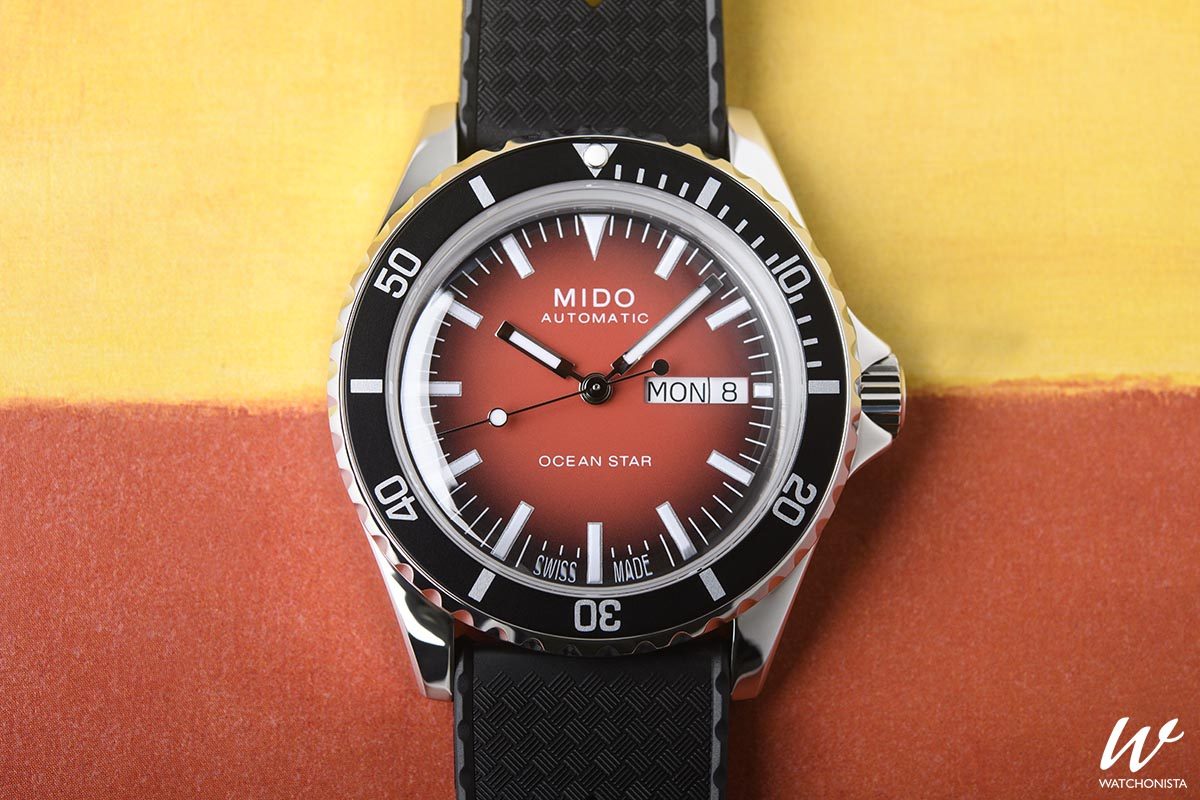 Dialed Up to Full: The Mido Ocean Star Tribute Gradient | Watchonista