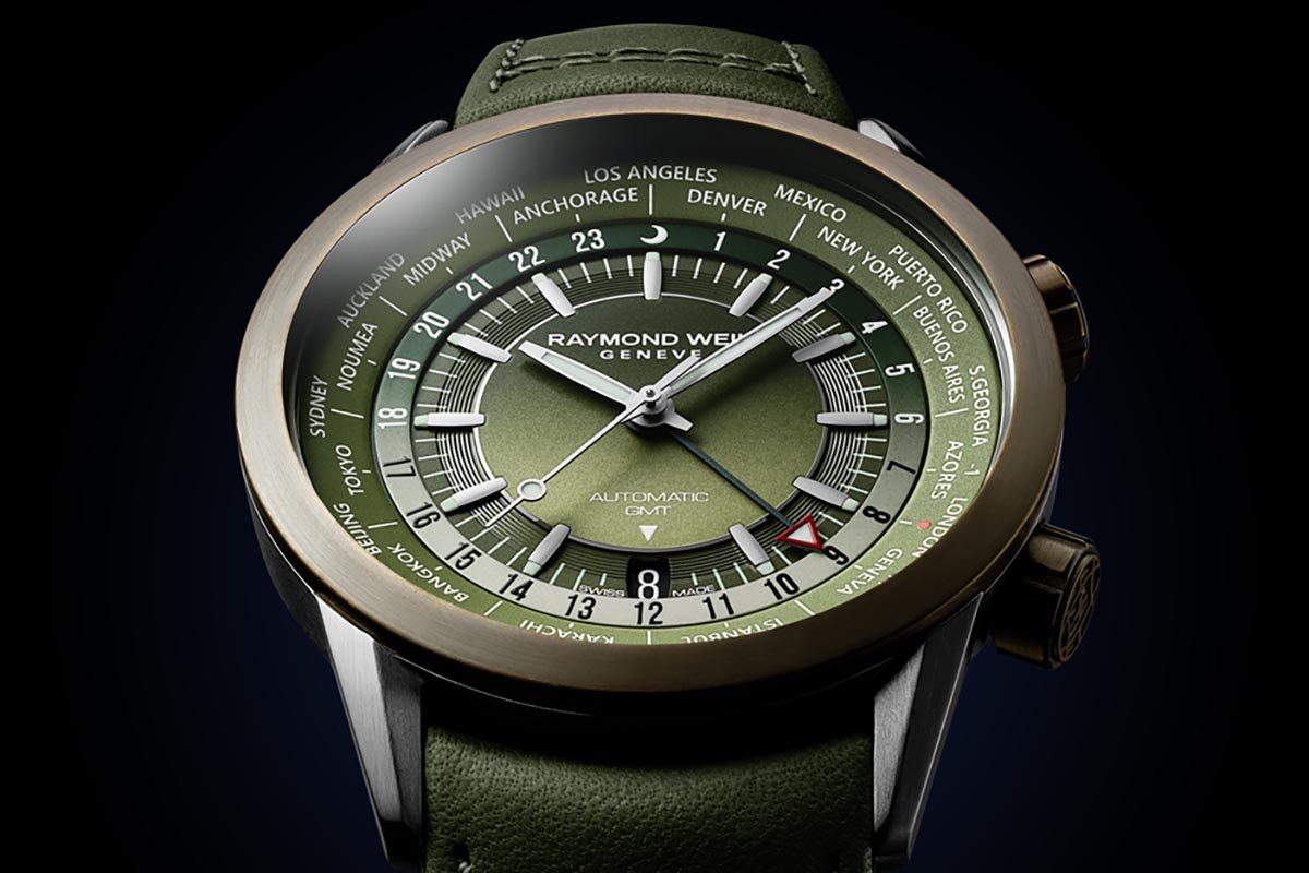 Green Earth: Introducing the Raymond Weil Freelancer GMT Worldtimer ...