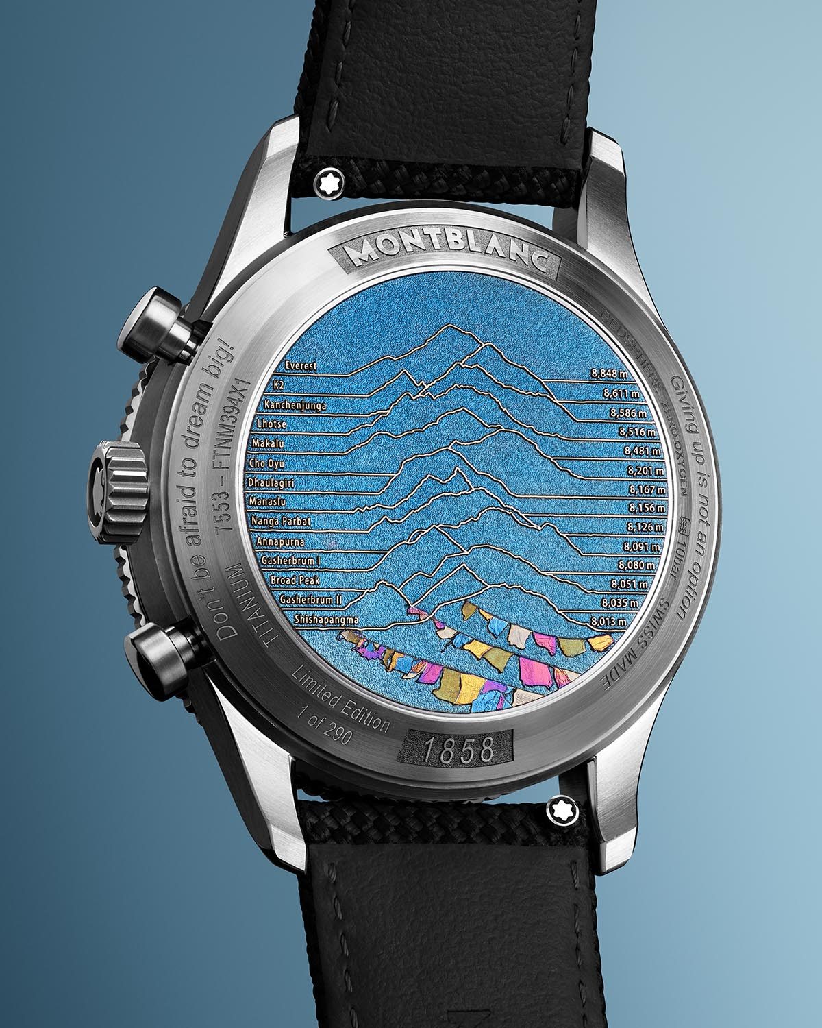 Stories of Survival: Montblanc Releases the 1858 Geosphere Zero Oxygen ...