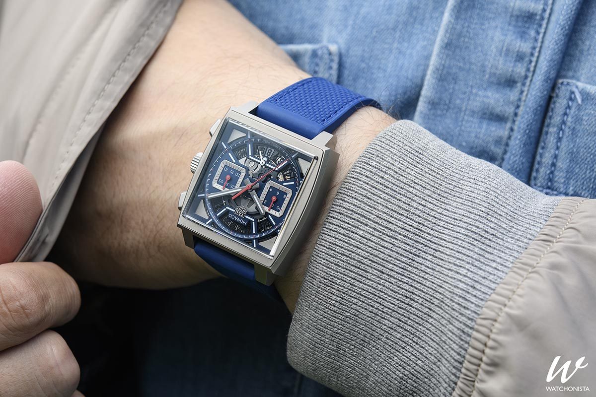 Time & Tires: TAG Heuer First-Ever Skeletonized Monaco Chronographs ...