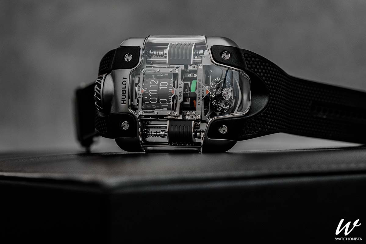 LVMH Watch Week: Introducing the MP-10 Tourbillon Weight Energy System Titanium from Hublot ...