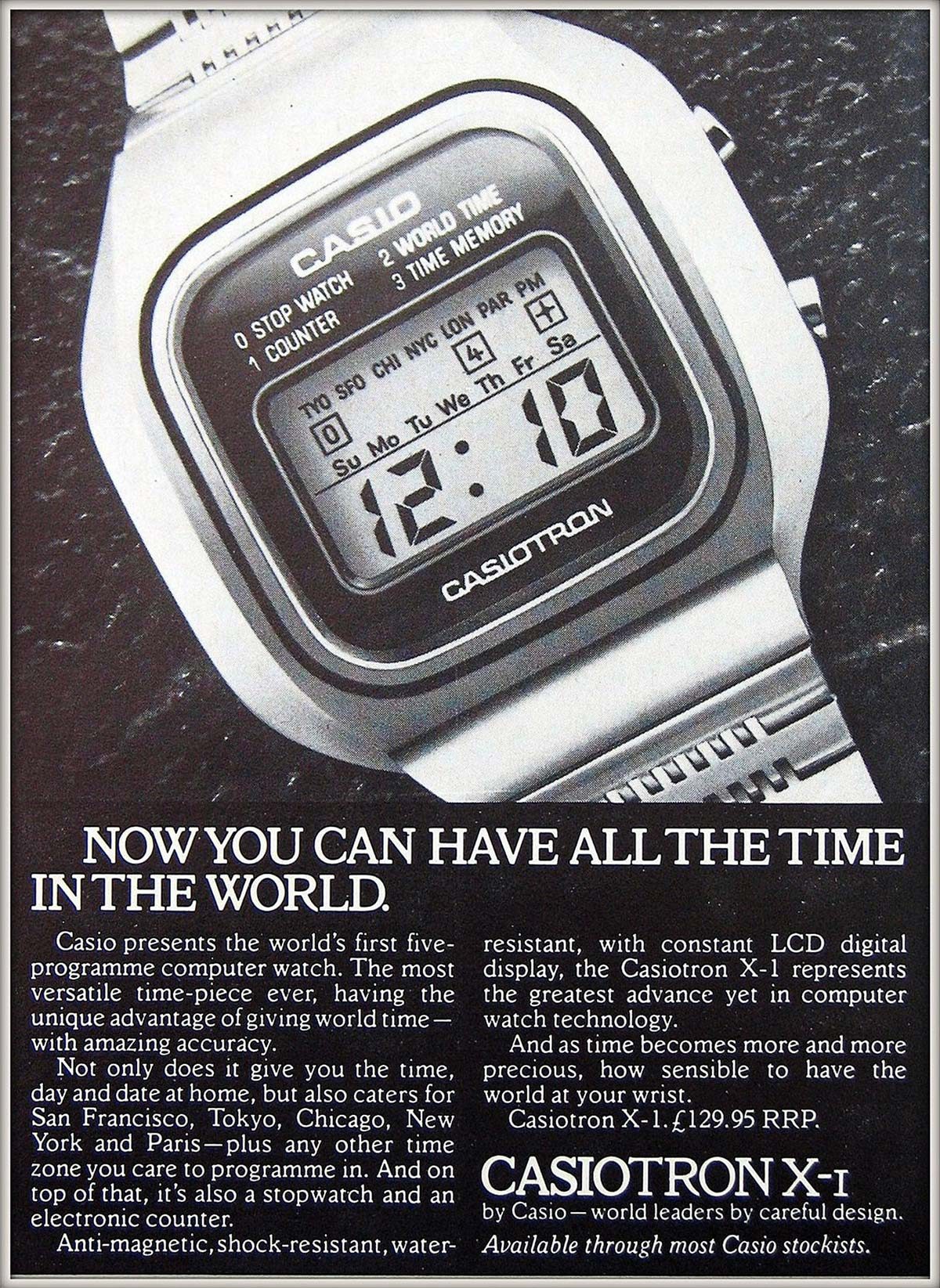 A Giant Leap: Casio Brings Back the Casiotron | Watchonista