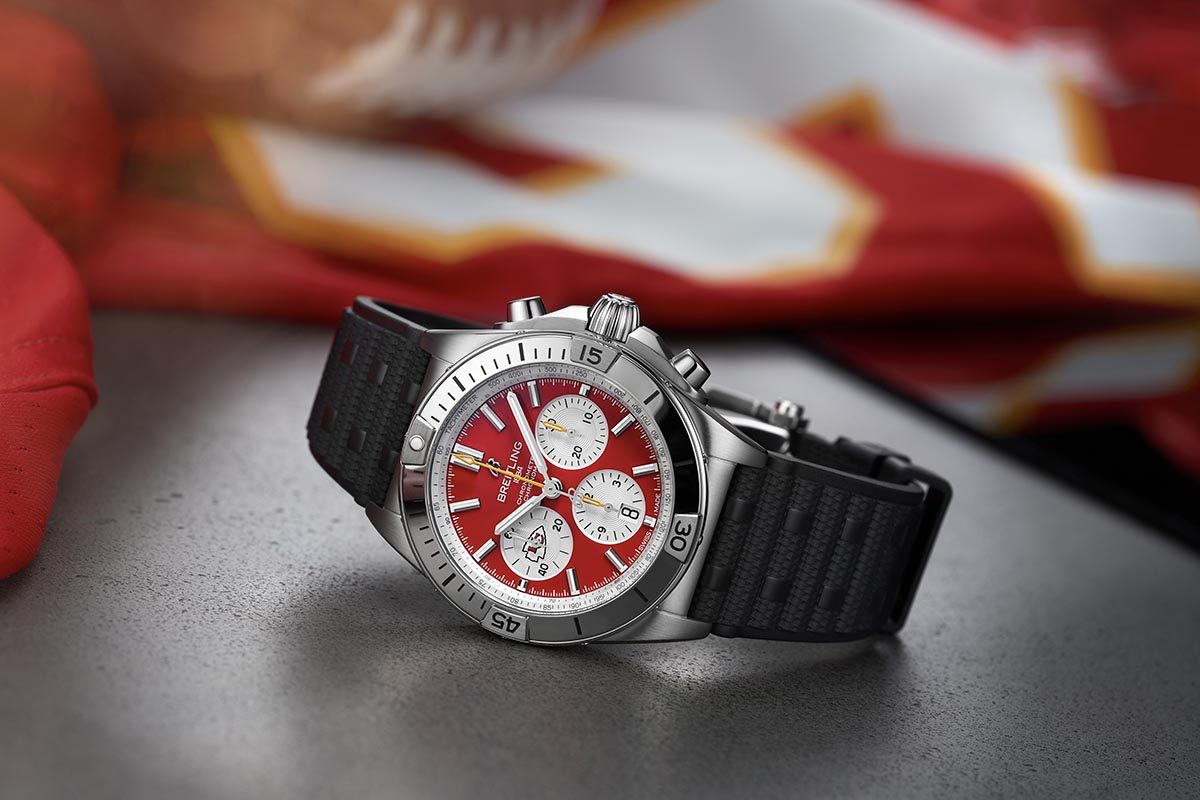 Breitling Parties in the End Zone with Its New NFL Commemorative ...