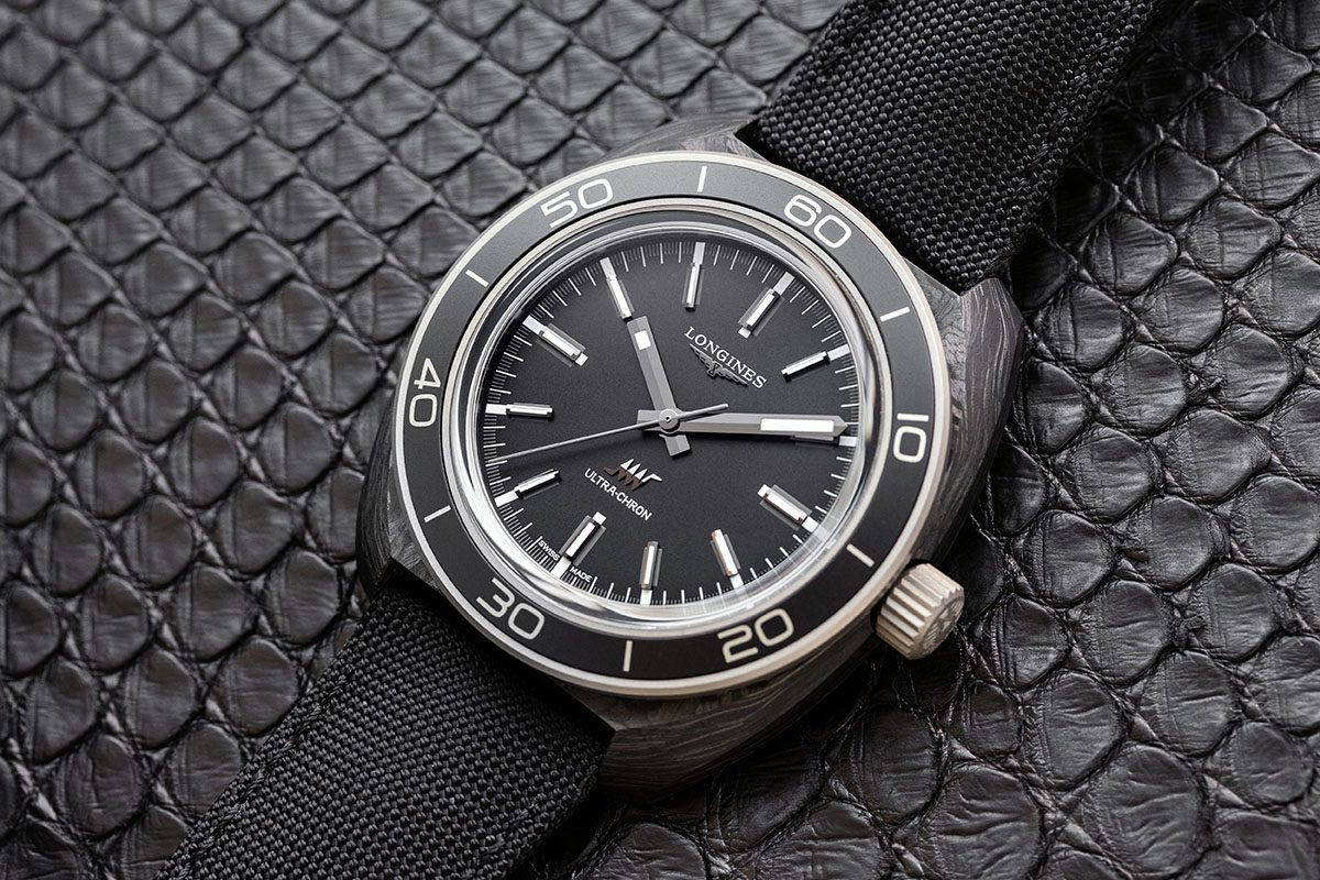 Modern or Retro-Futurist? Meet the Longines Ultra-Chron Carbon ...
