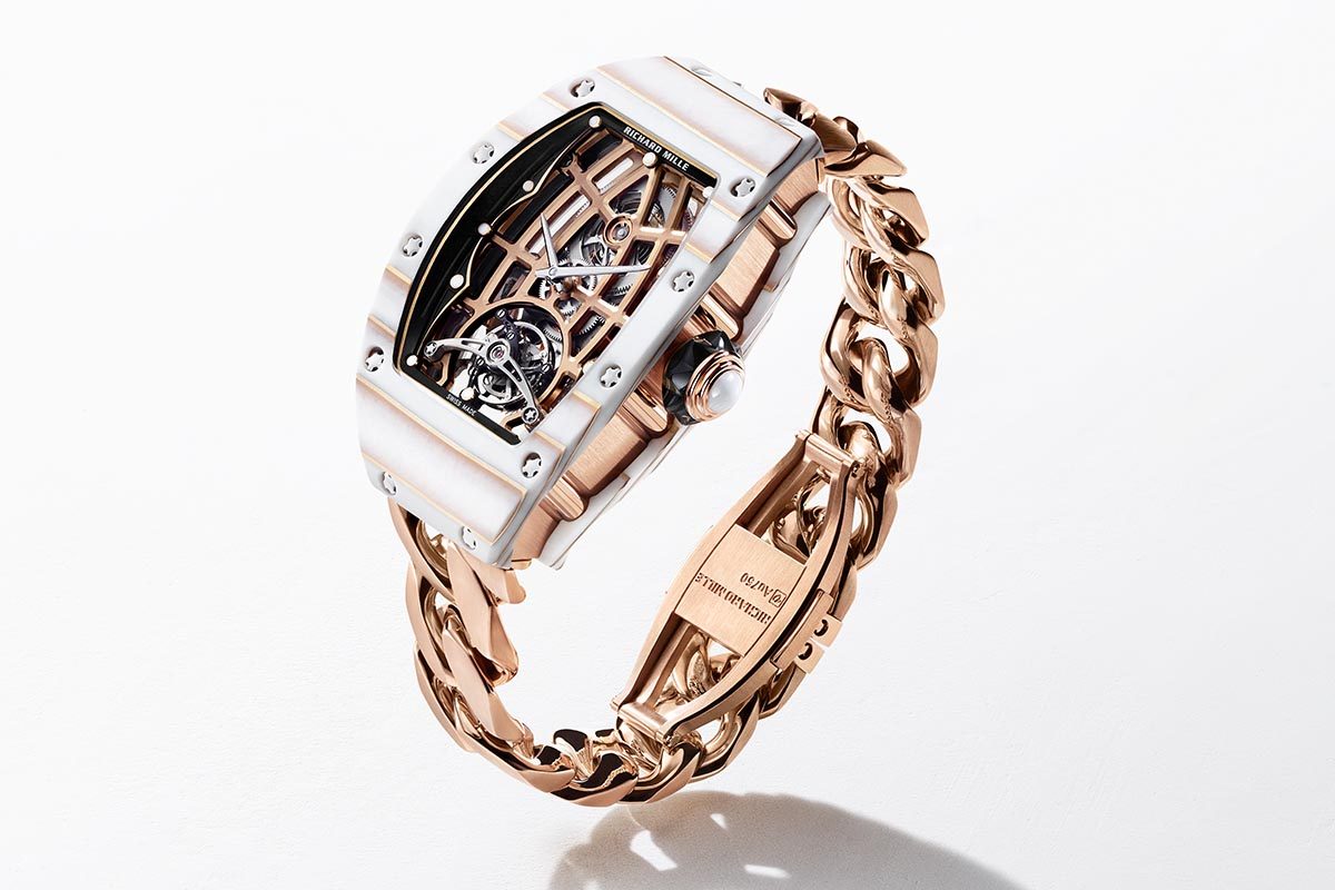 A Closer Look at the Richard Mille RM 74-02 Automatic Tourbillon in Gold Quartz TPT | Watchonista