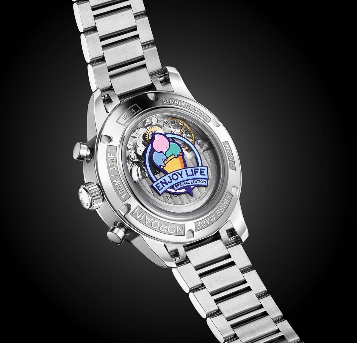 “Enjoy Life”: Norqain’s New Ice Cream-Themed Freedom 60 Chrono Reminds ...