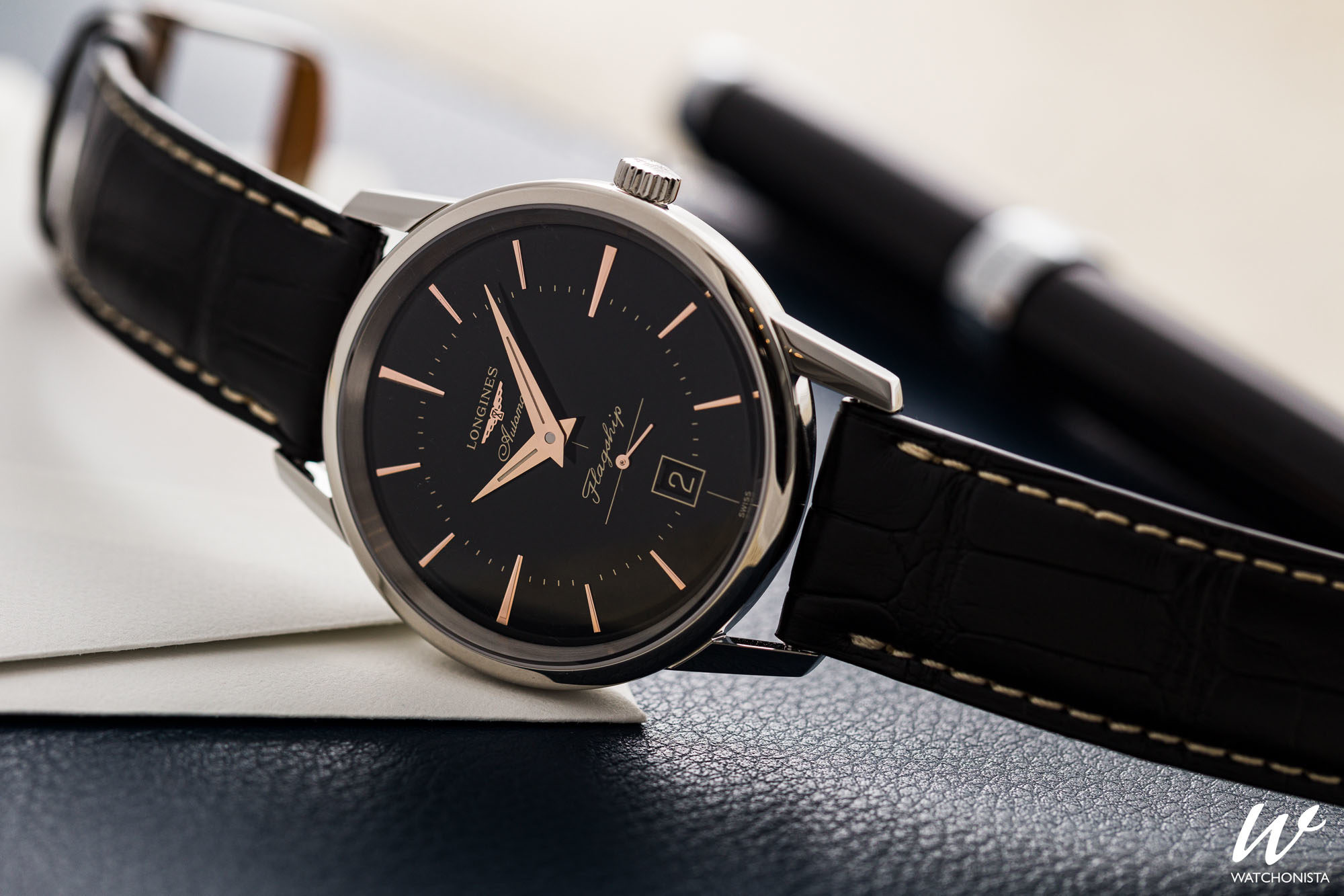 Midnight Hour: The Longines Flagship Heritage Black Is Bringing Sexy ...