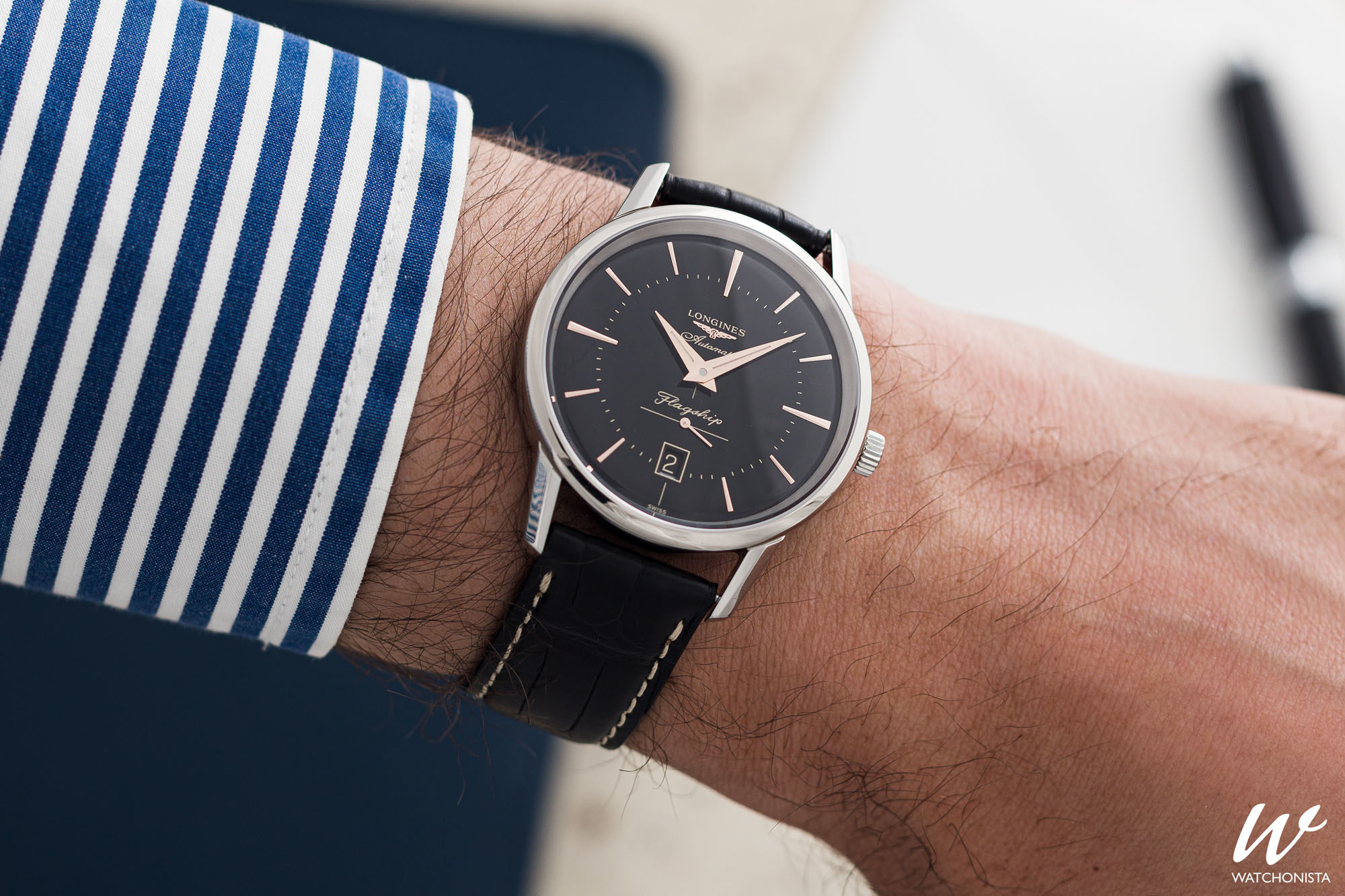 Midnight Hour: The Longines Flagship Heritage Black Is Bringing Sexy ...