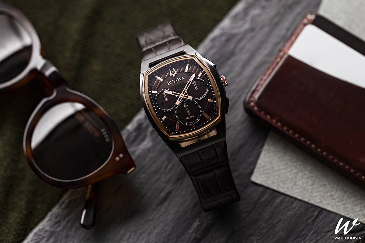 A Closer Look At The New Bulova CURV Tonneau Chronograph | Watchonista