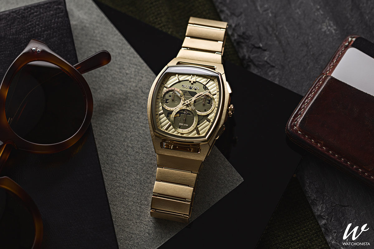 A Closer Look At The New Bulova CURV Tonneau Chronograph | Watchonista
