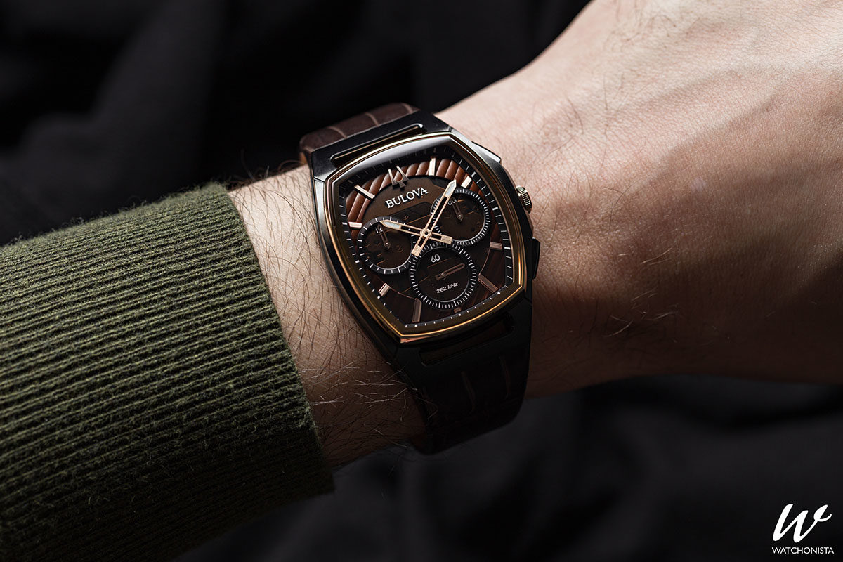 A Closer Look At The New Bulova CURV Tonneau Chronograph | Watchonista